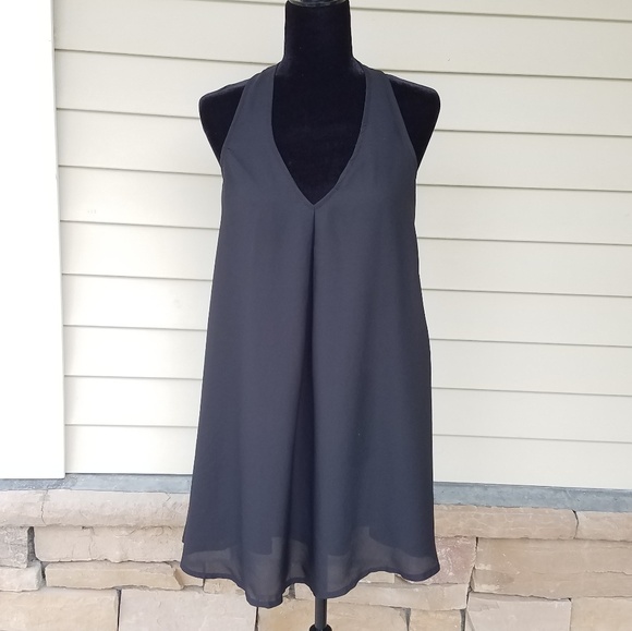 Arden B | Dresses | Arden B Black Tback Dress With Metal Studs Small ...